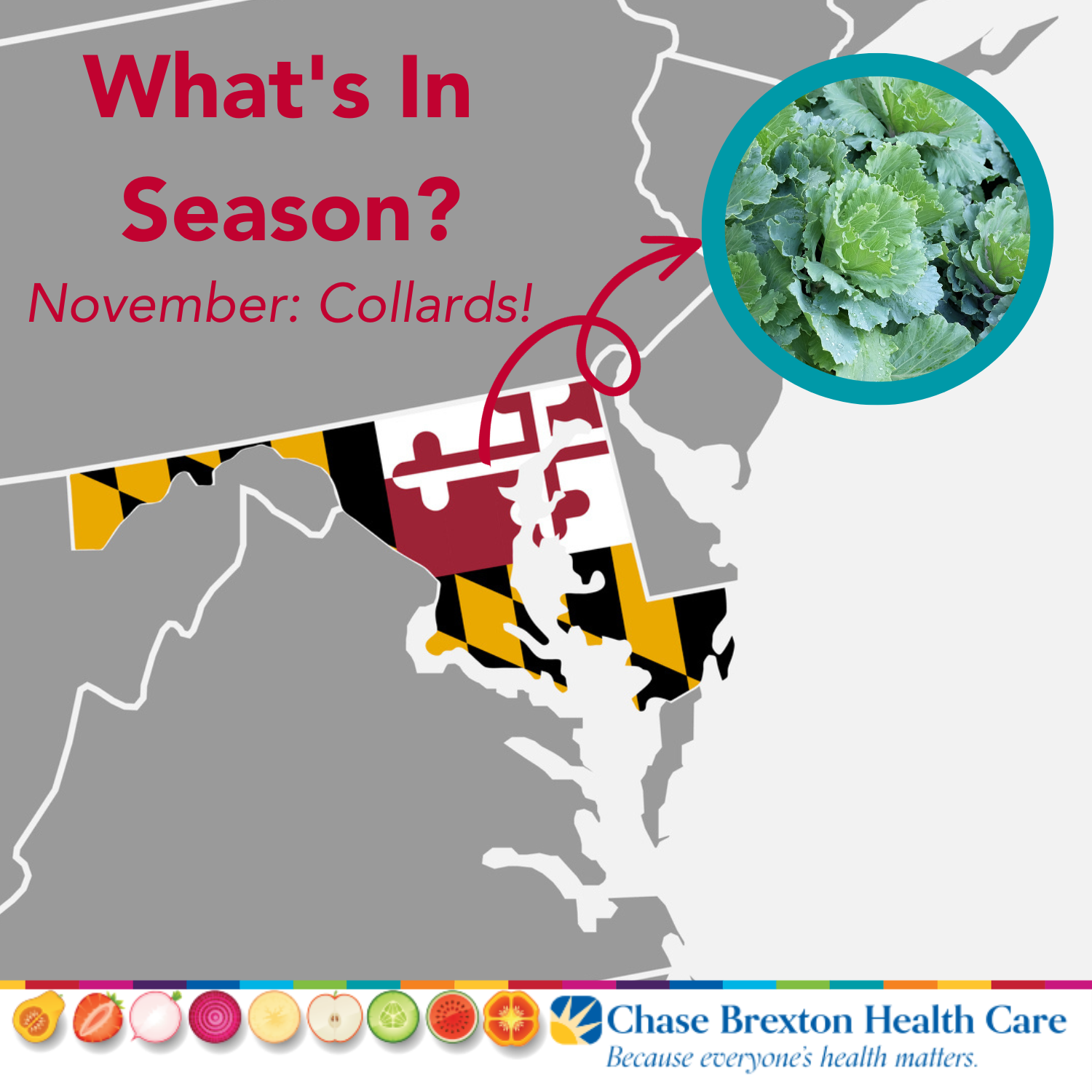 What's in Season in November?... Collards! | Chase Brexton Health Care